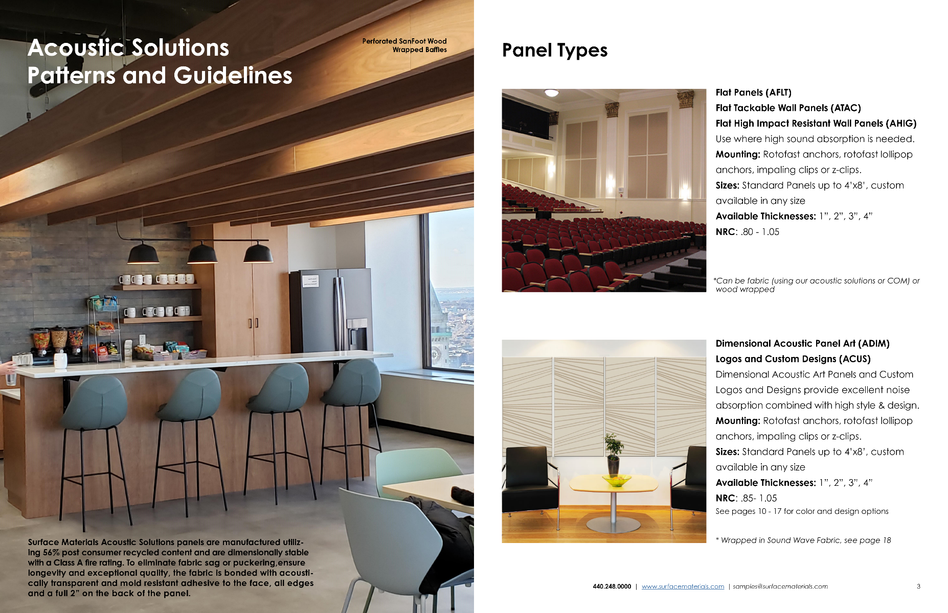 Acoustic Baffle Wallcovering | Acoustical Wood Panels | Acoustic Wall ...