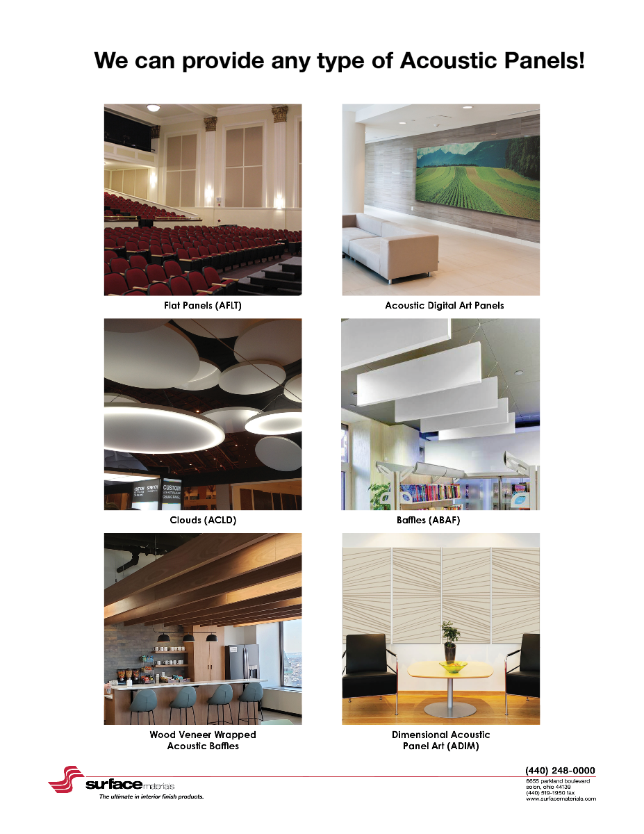 Acoustic Baffle Wallcovering | Acoustical Wood Panels | Acoustic Wall ...