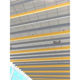 Mode Acoustic Felt Ceiling Baffle Box LED